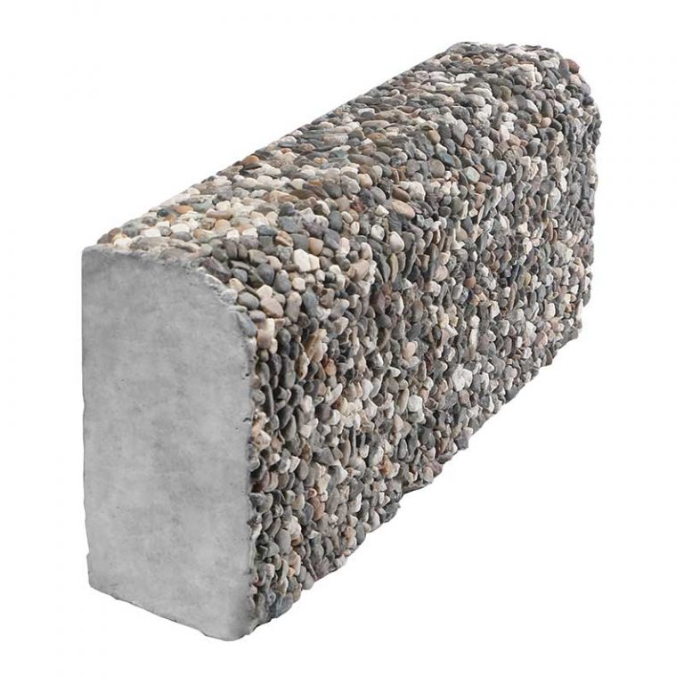 Concrete Pebble Border & Curb - Ozkul Tile
